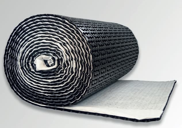 Drainage type 20R | 20 mm HDPE met filtervlies | Prijs per meter — 4tuinen.nl